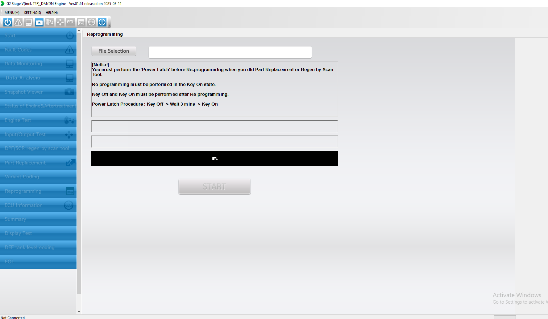 Hyundai G2 Stage V (Incl. T4F) DM-DN Engine 01.61 11.03.2025 Diagnostic ...