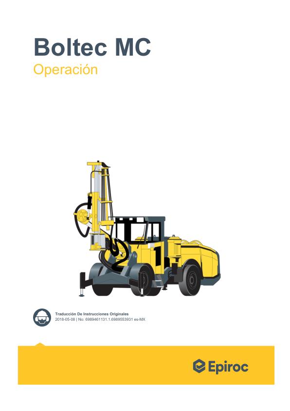 Epiroc Drill Boltec MC Operation Manual ES