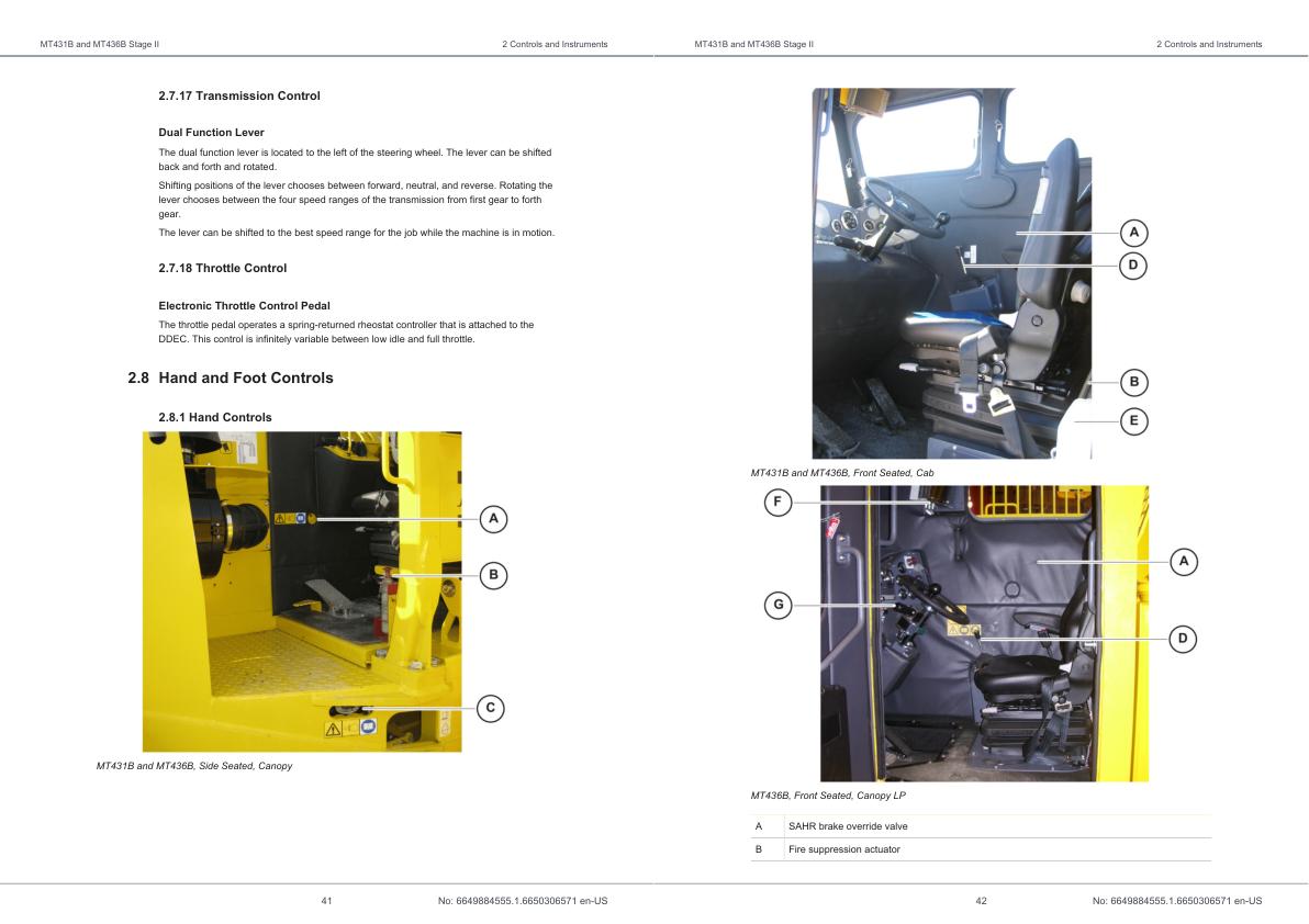 Epiroc Minetruck MT431B and MT436B Stage II Operation Manual