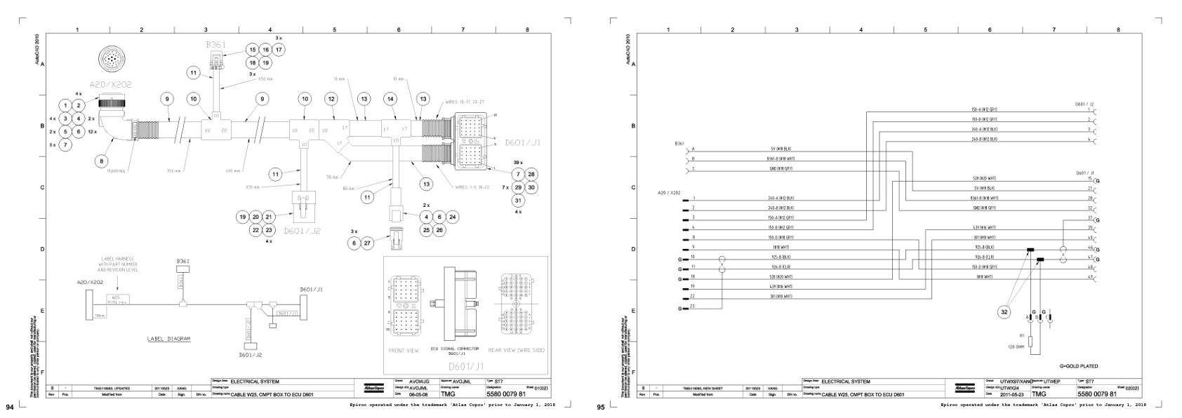 Epiroc Scooptram ST7 Diagrams and Drawings