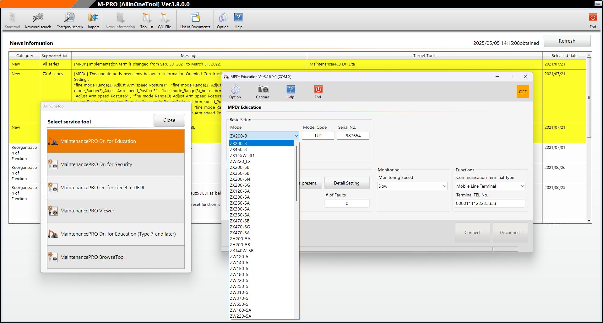 Hitachi AllinOne Tool Ver 3.8 Diagnostic Program Remote