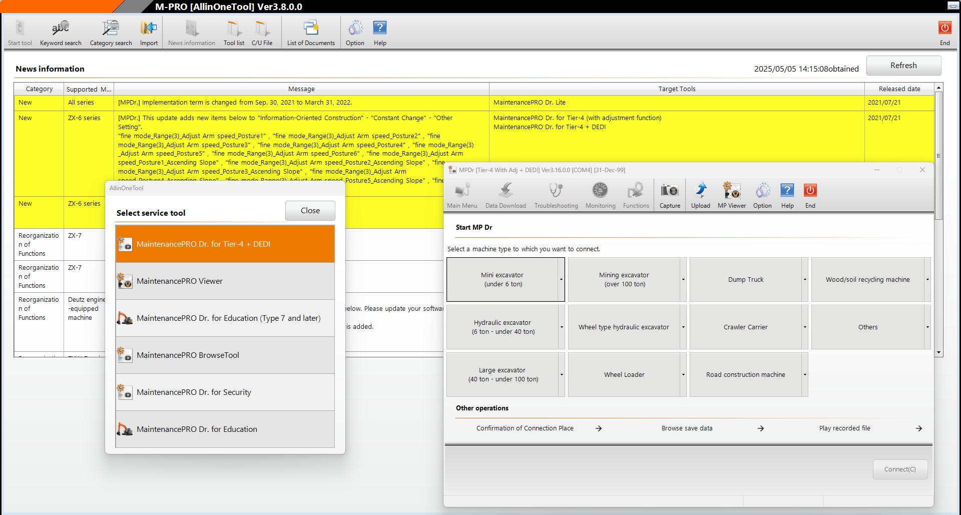 Hitachi AllinOne Tool Ver 3.8 Diagnostic Program Remote