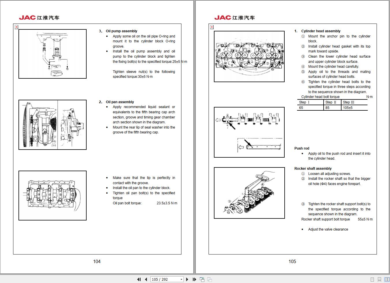 JAC Engine HFC4DA1 Service Manual
