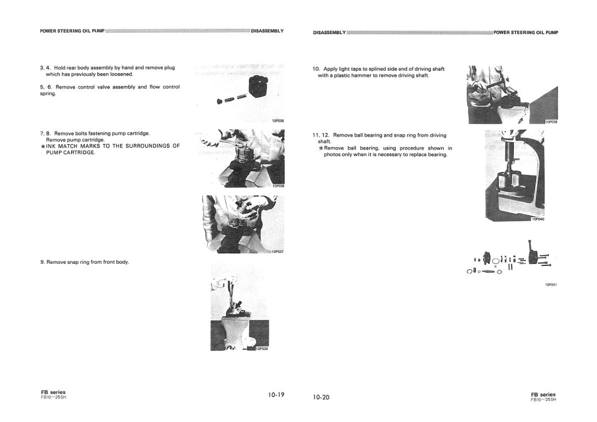 Komatsu Forklift FB10 to FB25SH Shop Manual FB10_25SH-C-BE1