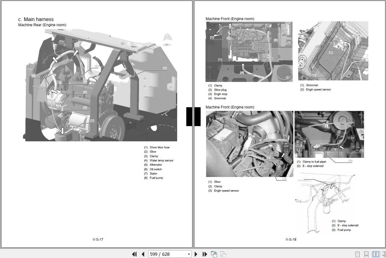 Kubota Excavator KX36-3 KX41-3 Workshop Manual 97899-60810