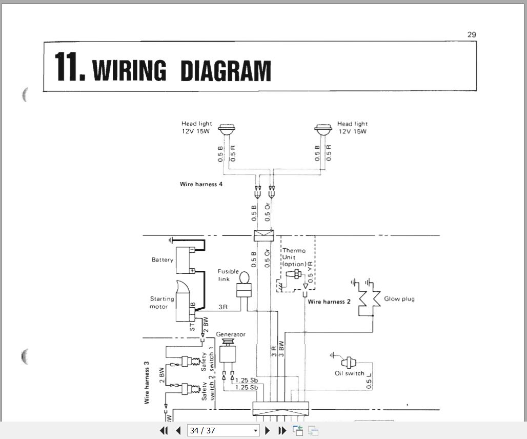Kubota Tractor G3200 to G6200H Operators Manual 66021-6291-9