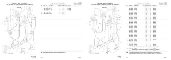Nichiyu Forklift FBR15-E70 Parts Manual