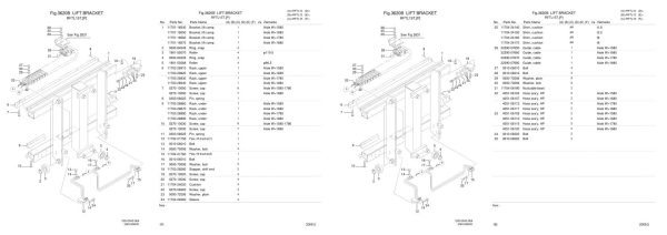 Nichiyu Forklift RFTL-T60 Parts Manual