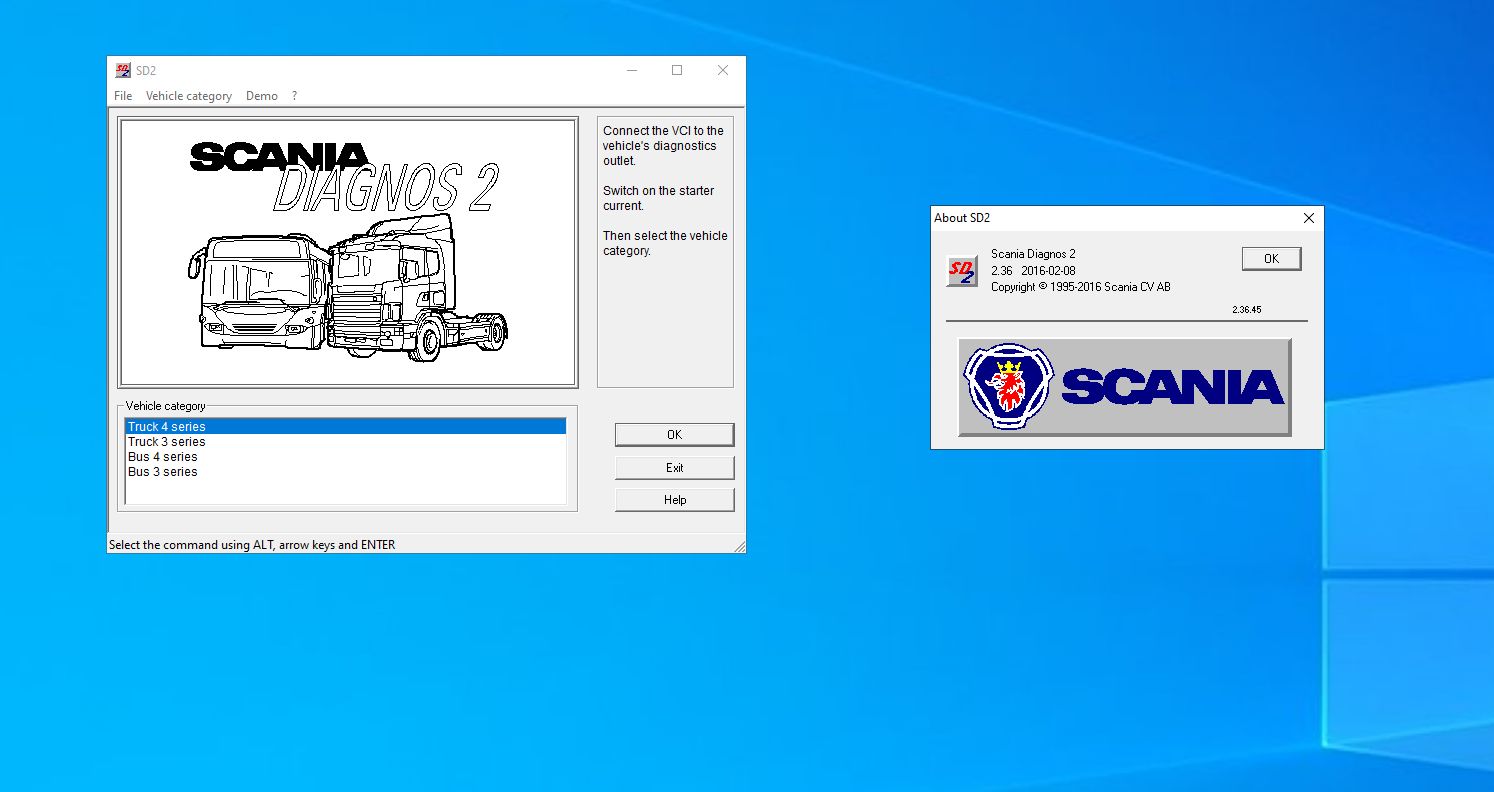 Scania SD2 2.36 02.2016 Diagnos 2 Solution