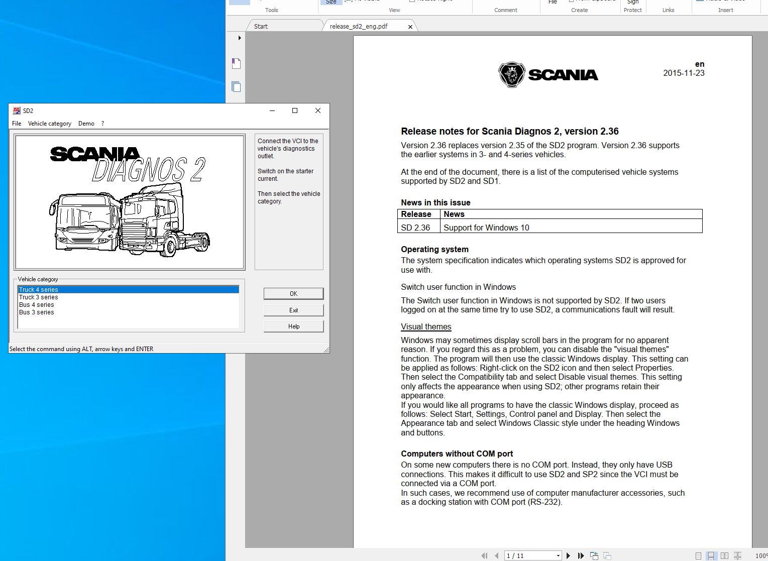 Scania SD2 2.36 02.2016 Diagnos 2 Solution