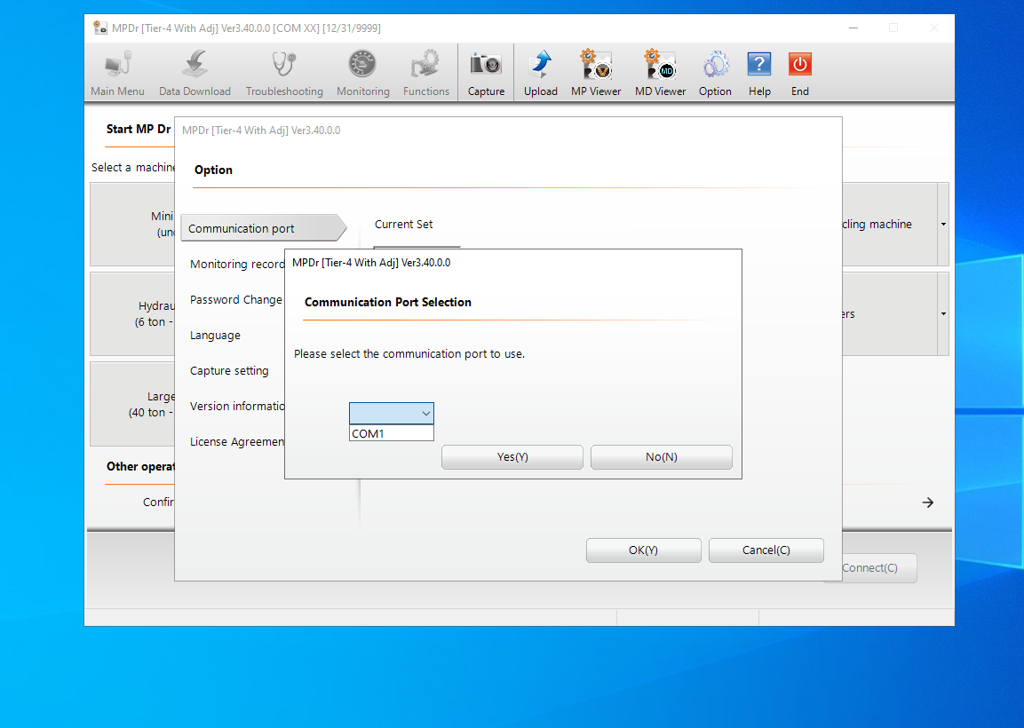 Hitachi MPDr Tier 4 v3.40 2024 Diagnostic Program Remote