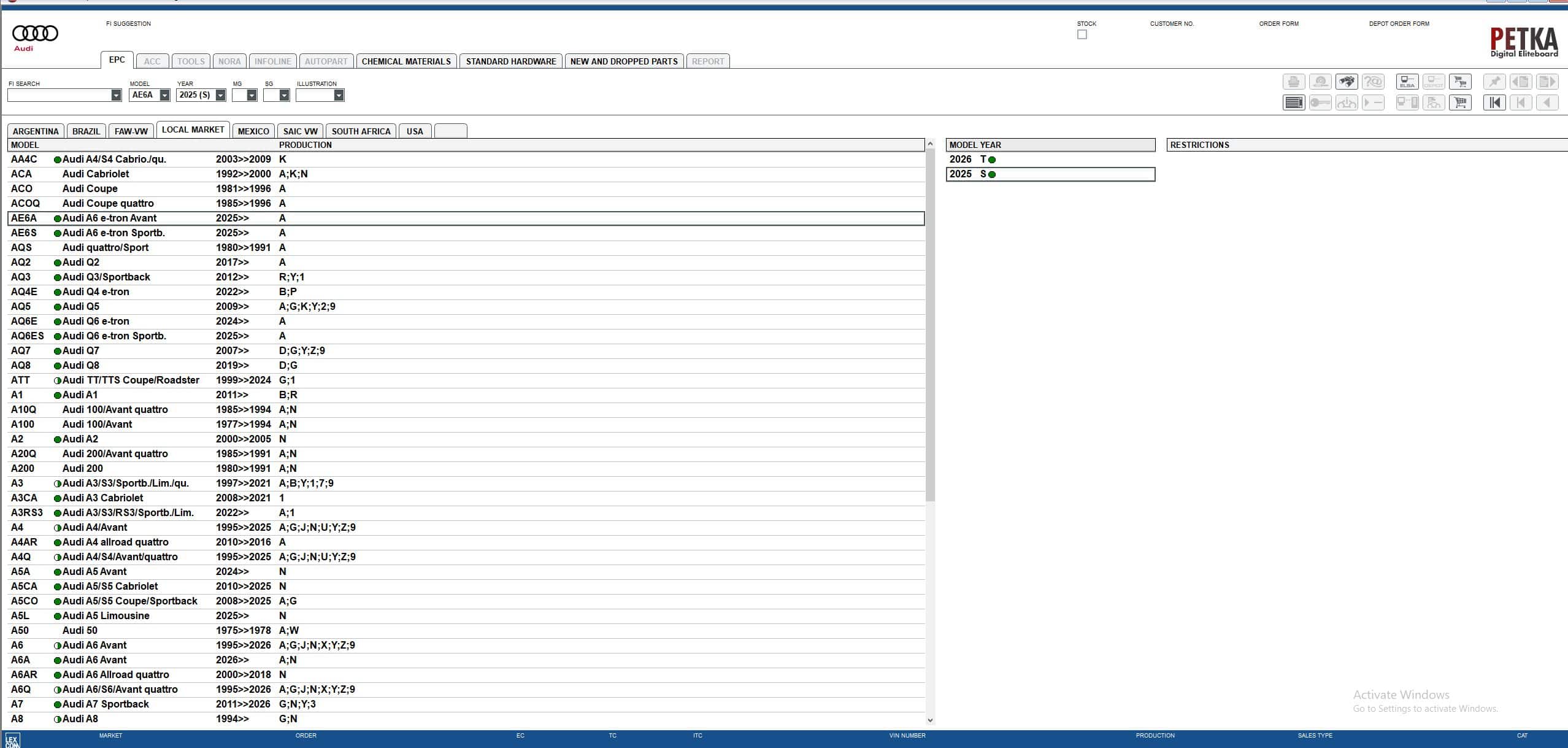 VMware Audi EPC 8.3 06.2025 1607 Spare Parts Catalog How To Install ...