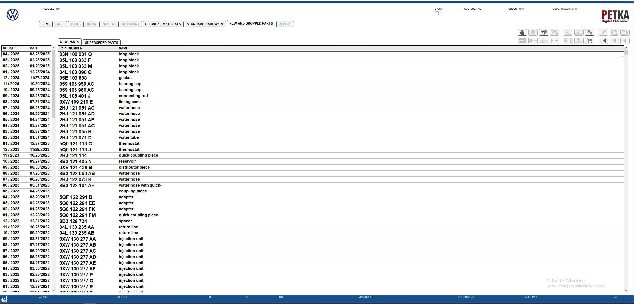 VMware PETKA EPC 8.3 06.2025 1607 Spare Parts Catalog How To Install ...