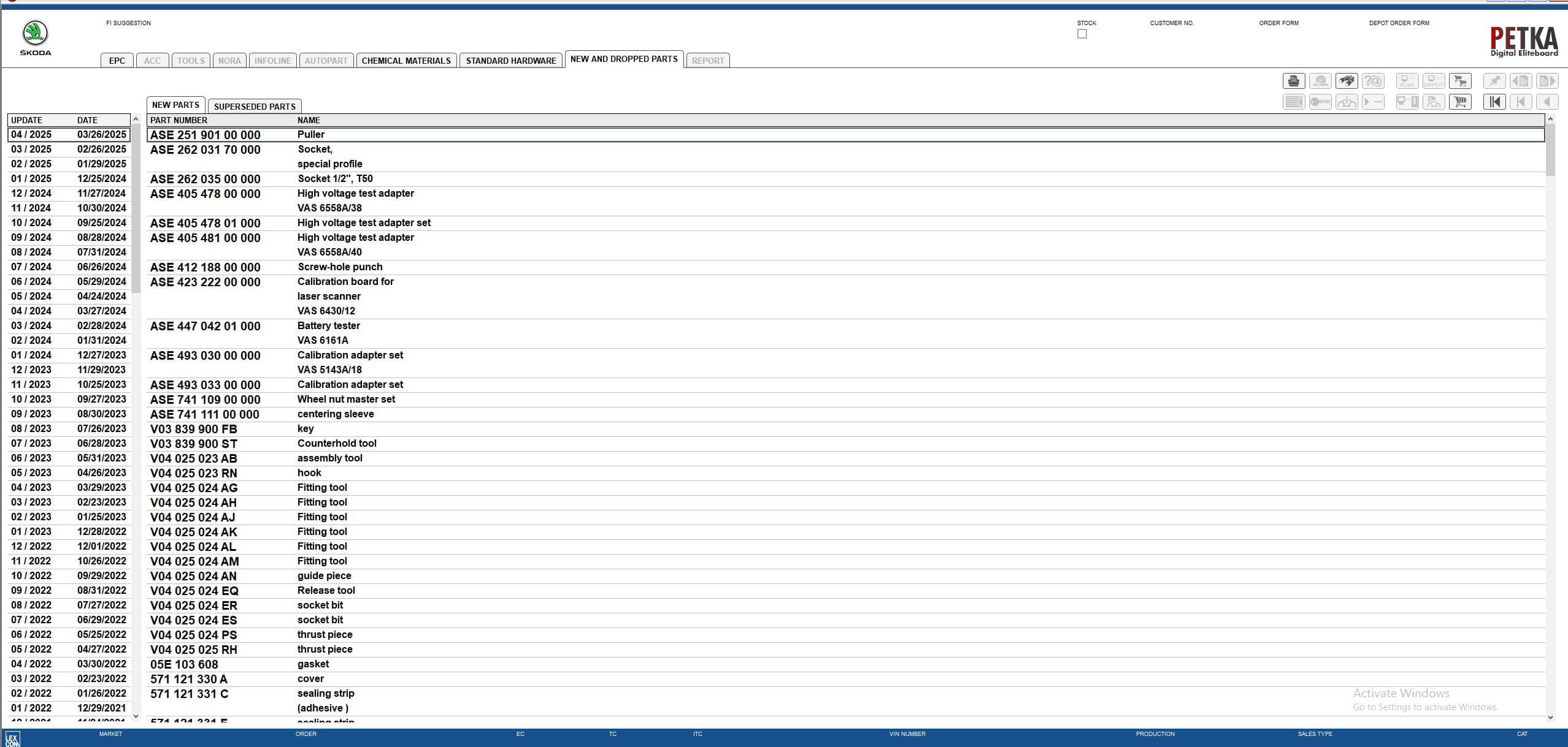 VMware Skoda EPC 8.3 06.2025 1139 Spare Parts Catalog How To Install ...