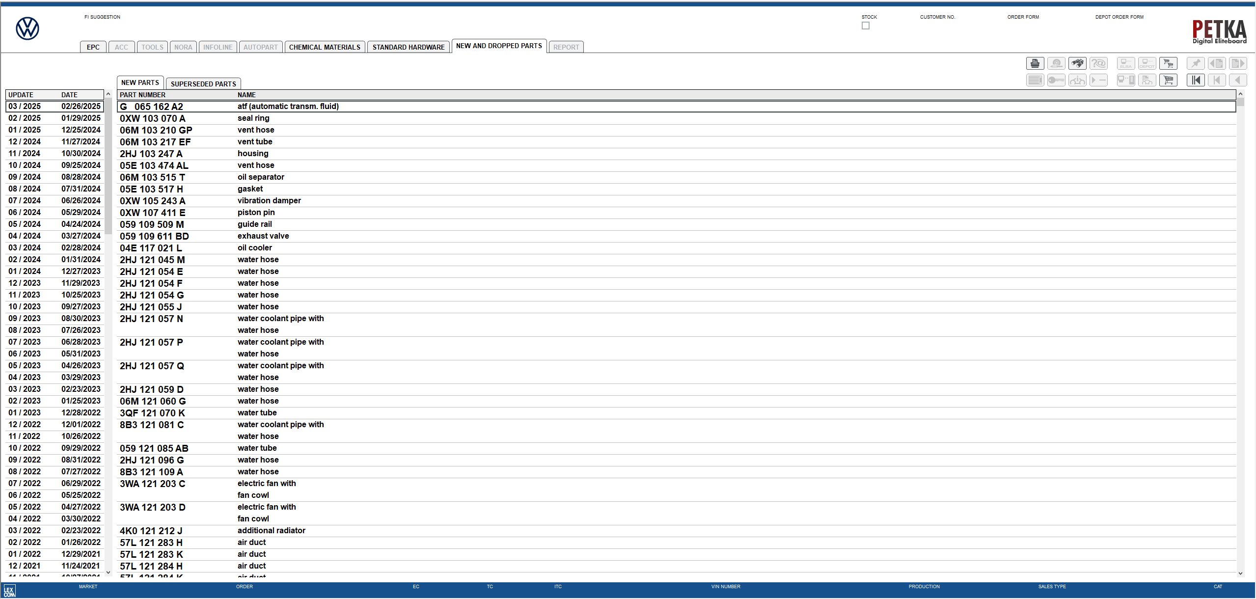 VMware Volkswagen Car EPC 8.3 06.2025 1607 Spare Parts Catalog How To ...