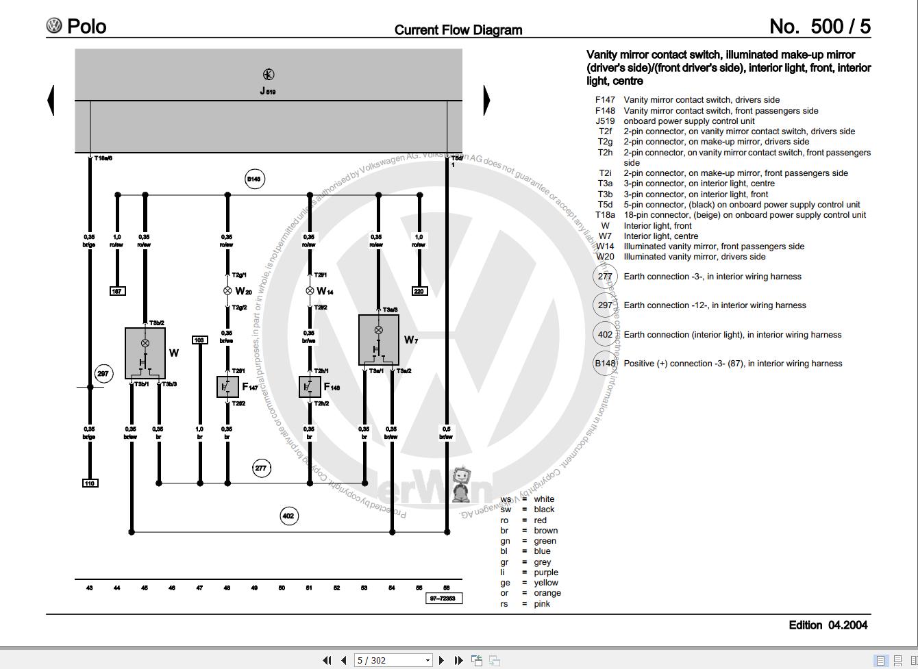 Volkswagen Polo 9N 9N3 9N4 Workshop Manual 2005-2010