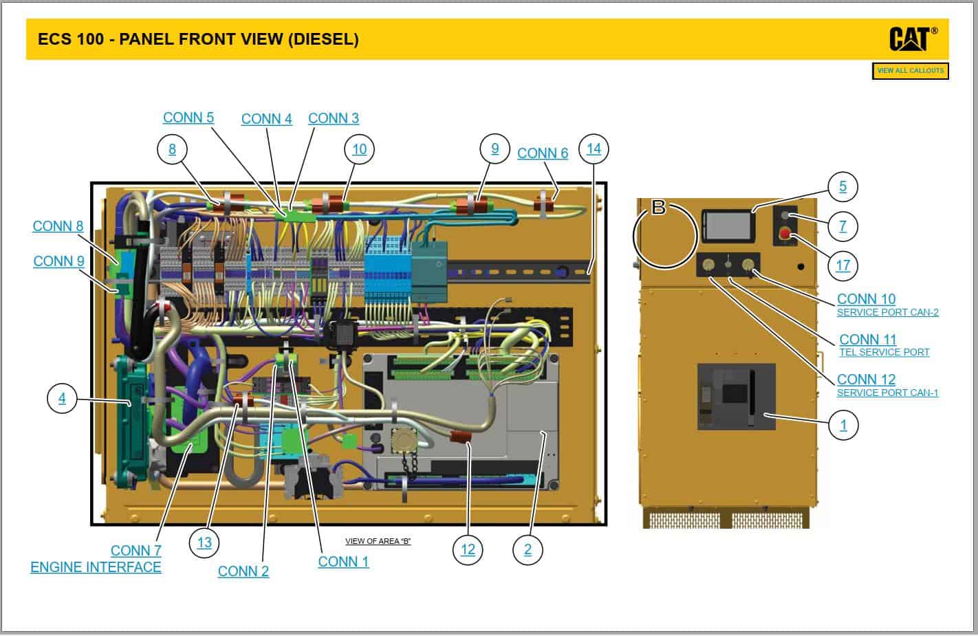 Caterpillar Generator Set Electrical System Schematics PDF Update 03.2025