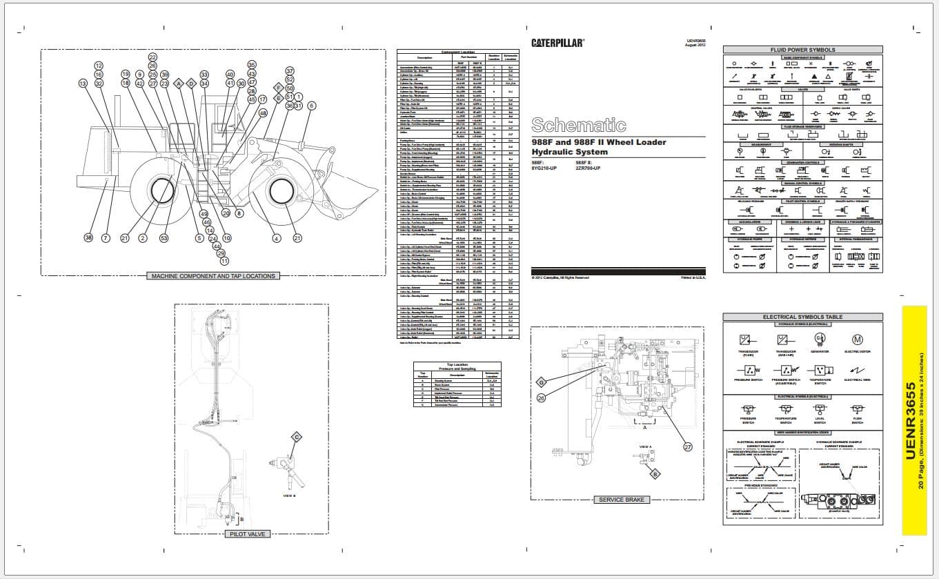 Caterpillar Wheel Loader Electrical Hydraulic Schematics PDF Update 03.2025
