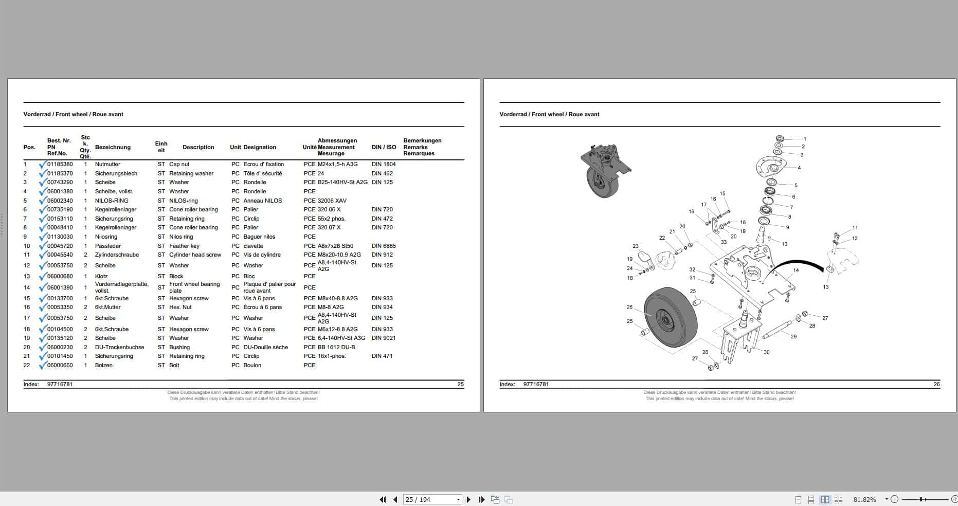Hako Tow Tractor Sherpa M and MX Spare Parts Catalog
