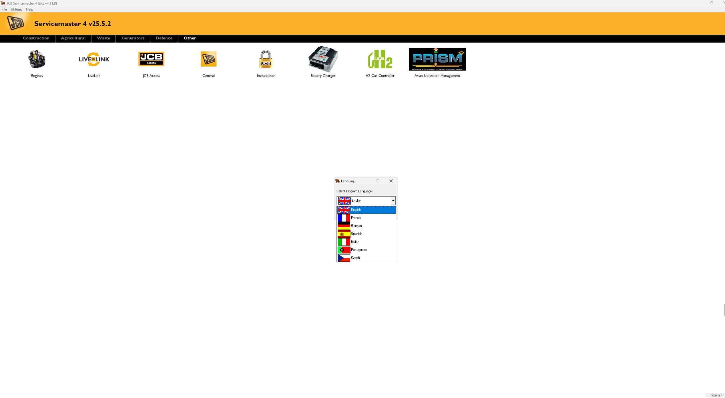 JCB ServiceMaster 4 V25.5.2 06.2025 Diagnostic Program