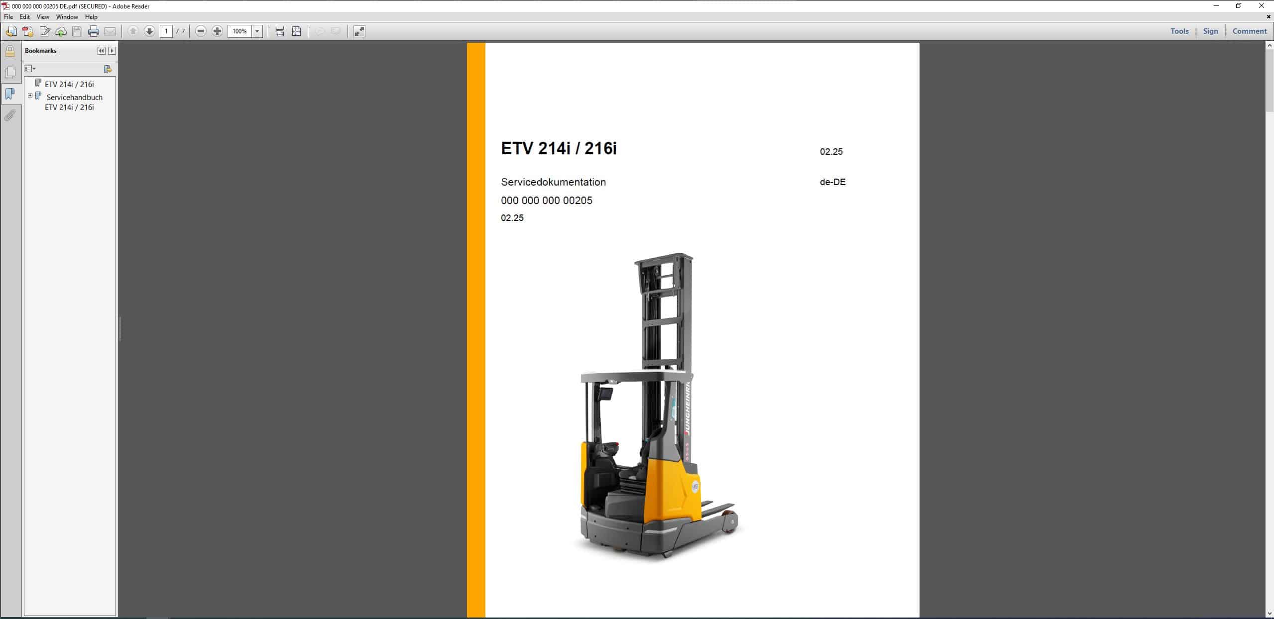 JUNGHEINRICH SH v4.37.13 DE13 Deutsche 02.2025 Service Schematic Program