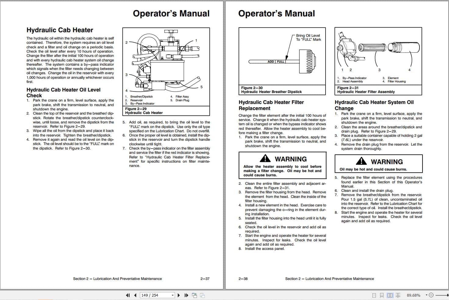Link Belt Crane HTC-8649 Operation Manual