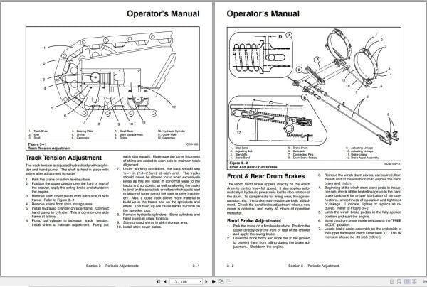 Link Belt Crane LS-248H Operation Manual