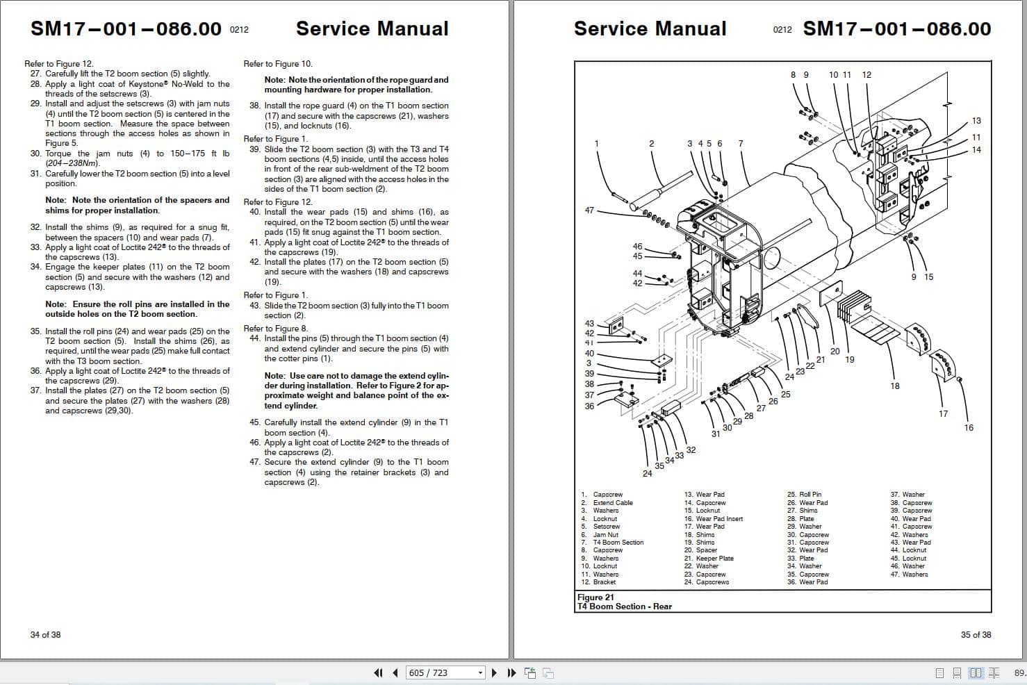 Link Belt Crane RTC-80100 II Service Manual