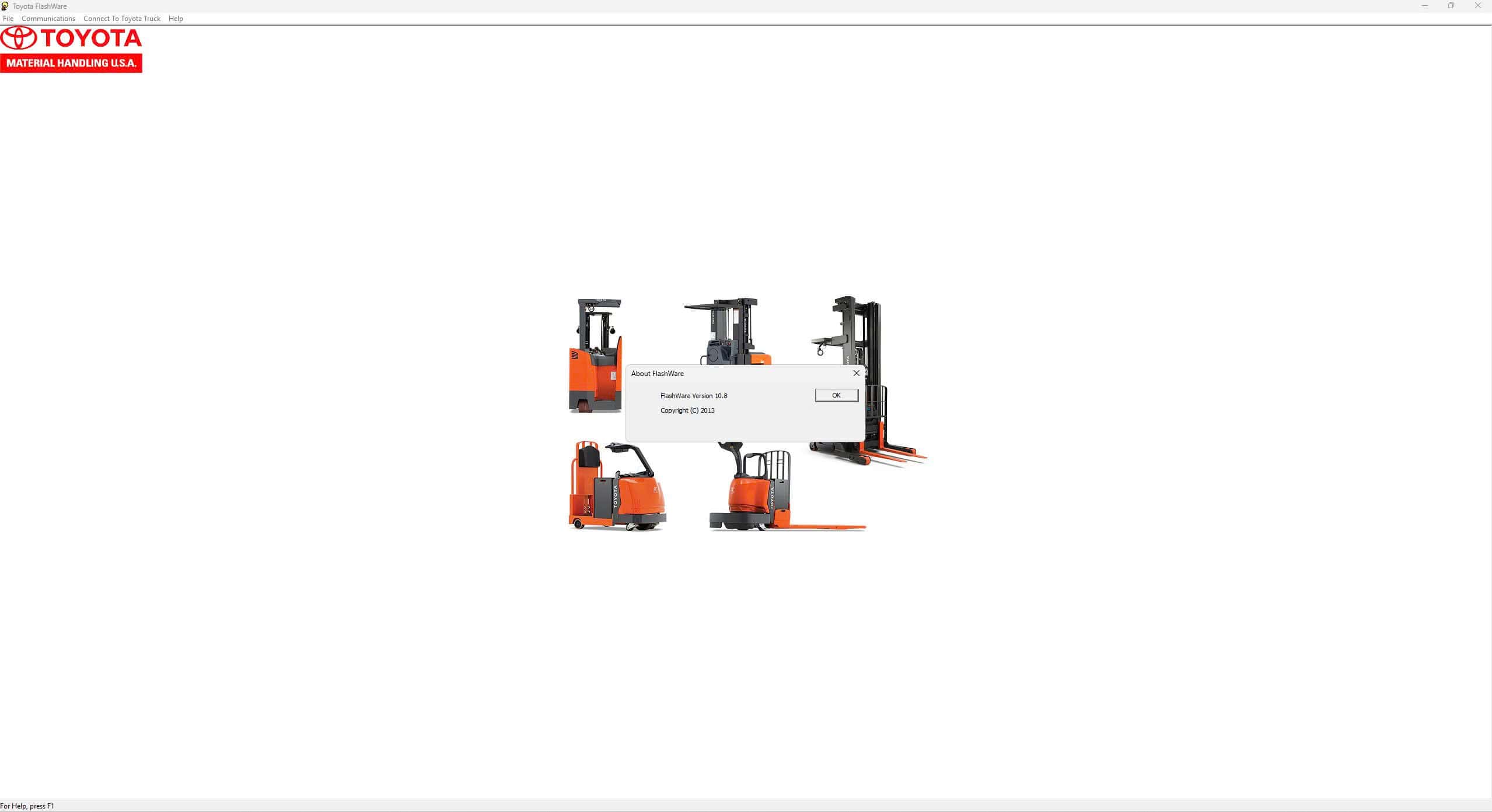 Toyota FlashWare Version 10.8 Flash Program