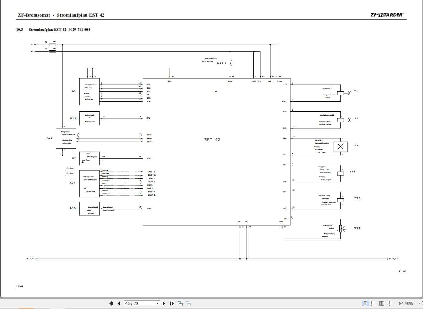 ZF Intarder Installation and Operation Manual DE