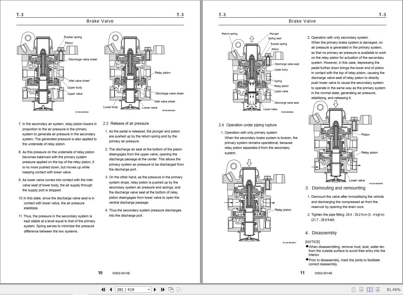 Tadano Crane GR-550EX-1 Circuit Diagrams and Service Manual