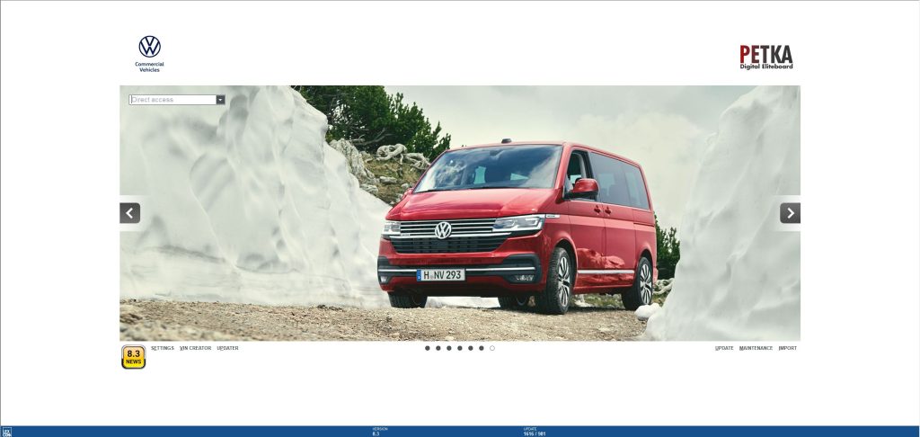 VMware Volkswagen Car EPC 8.3 08.2025 1616 Spare Parts Catalog