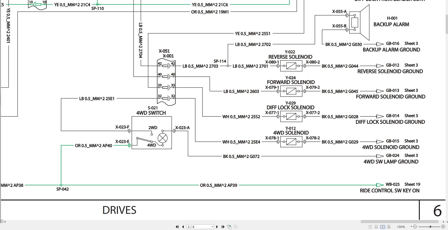 Case Tractor Loader 570N EP Tier 4B Final Electrical Schematic 47736520