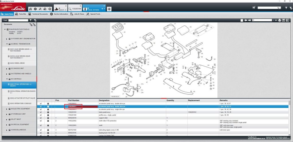 How To Fix Linde Forklift LSG Can't Search With Parts Number