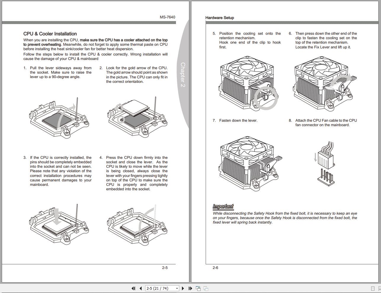 MSI Mainboard 990FXA-GD65 Series MS-7640 User Manual G52-76401XI