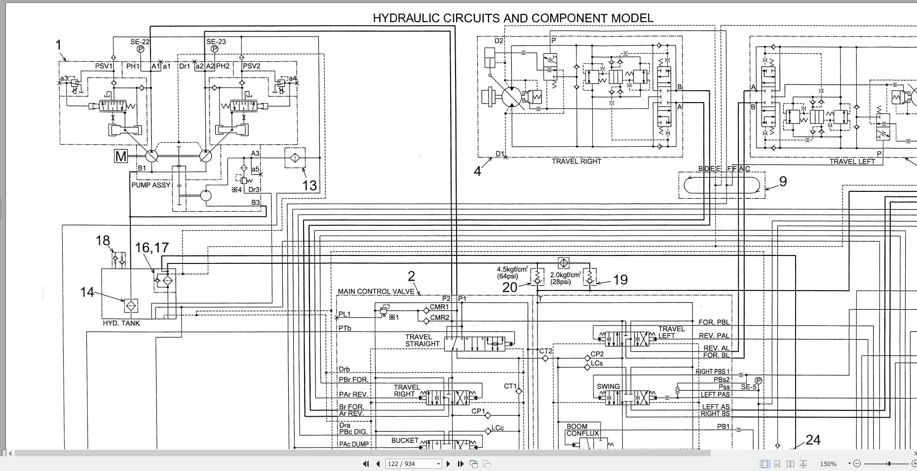 New Holland Excavator EH130 Service Manual 6-75760NA