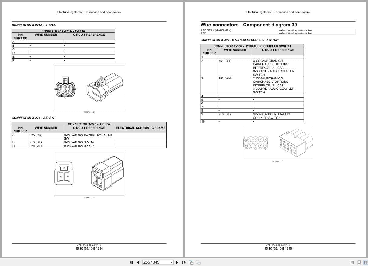 New Holland Loader L213 L216 Tier 4B Service Manual 47720732
