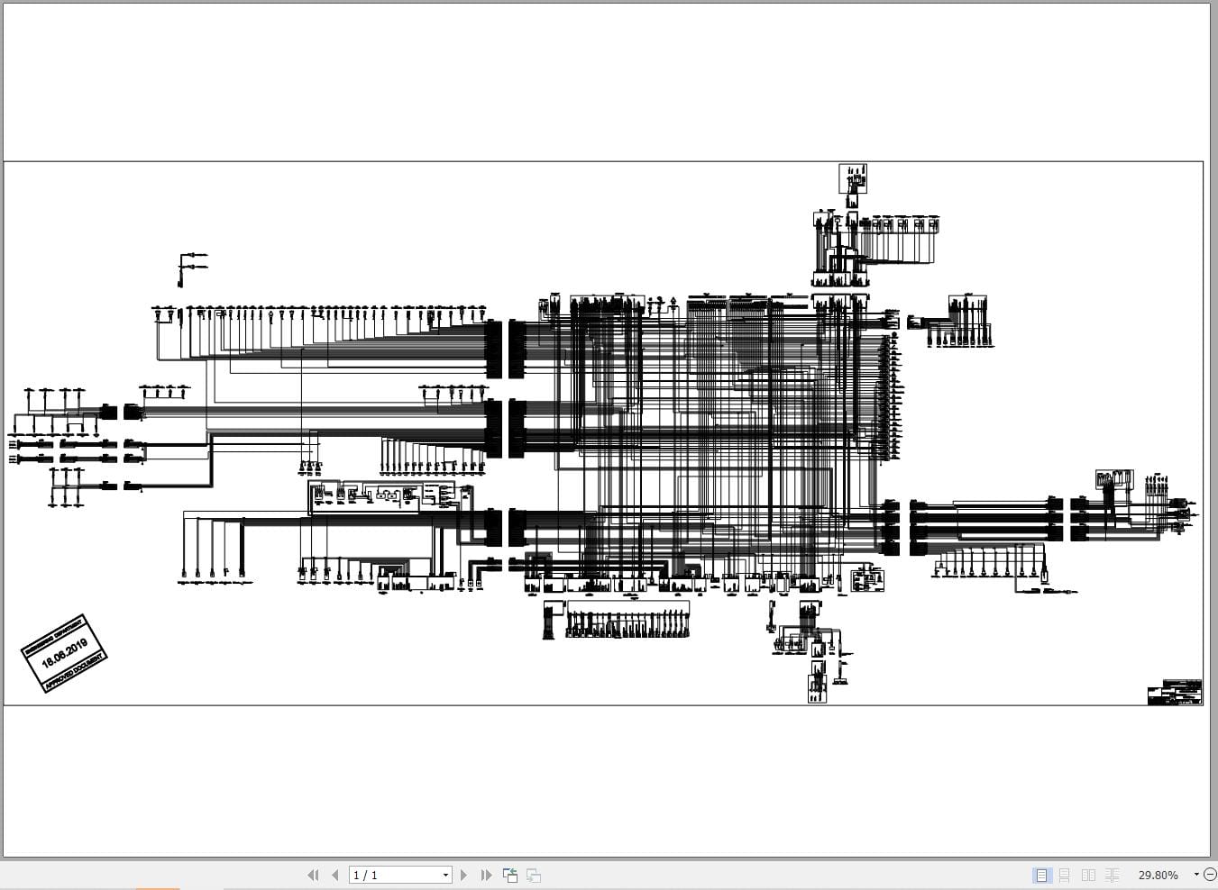 Hidromek HMK 200W Isuzu-Final4 Electric Diagram 2019