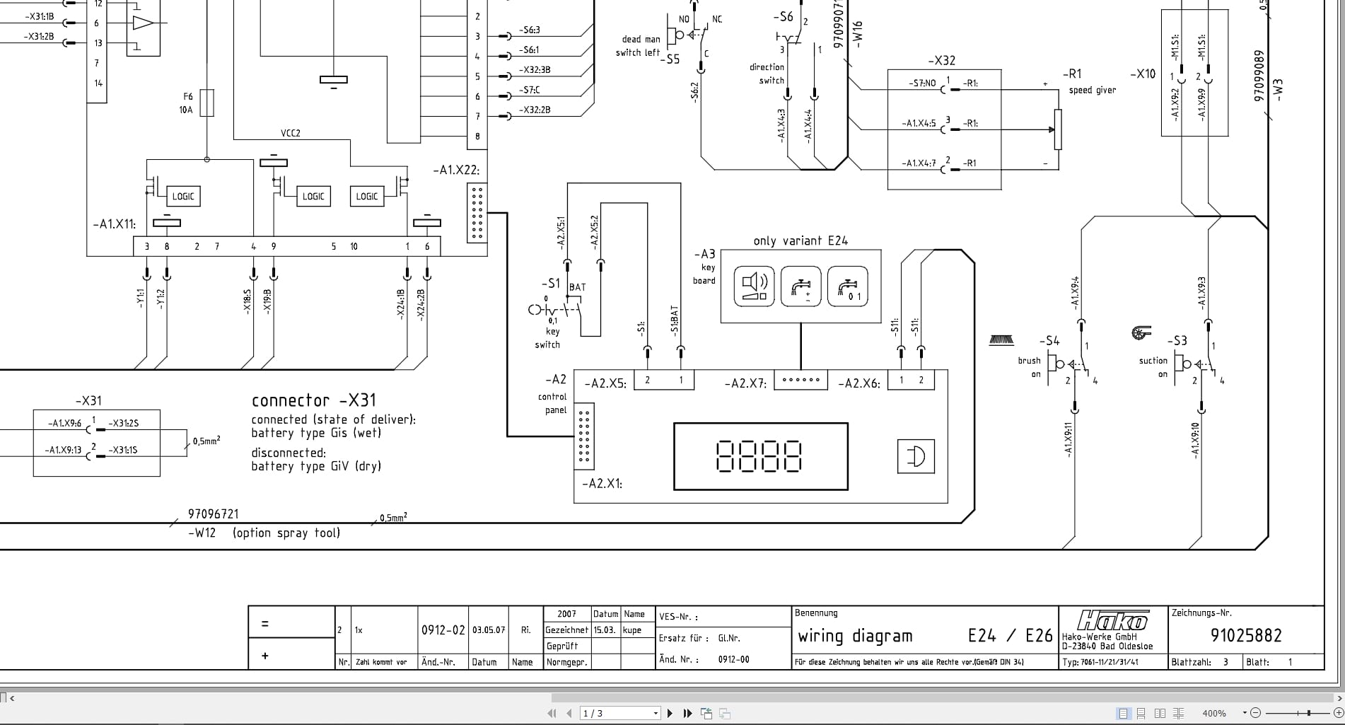 Minuteman Scrubber E26 E26CE E26QP E26QPCE E26QPG Parts Manual And ...