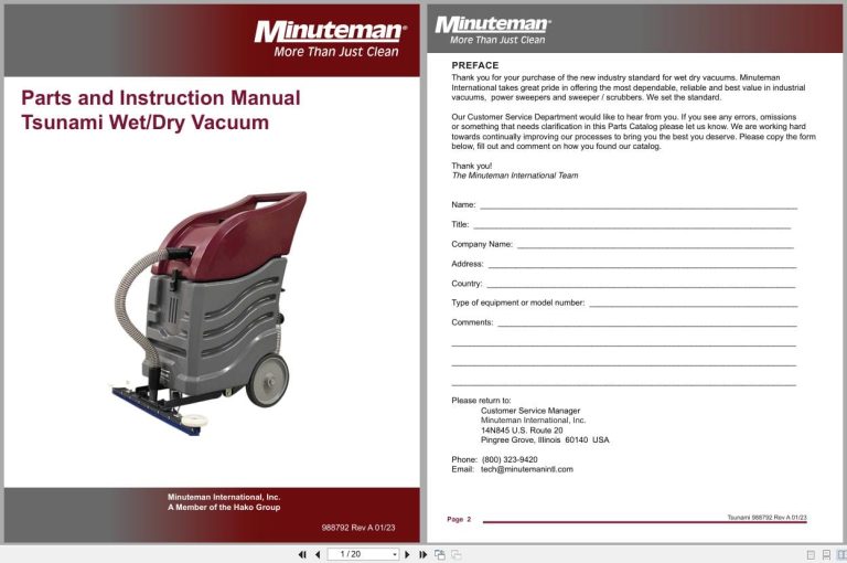 Minuteman Wet Dry Vacuum Manual Archives - Auto Repair Software-Auto ...