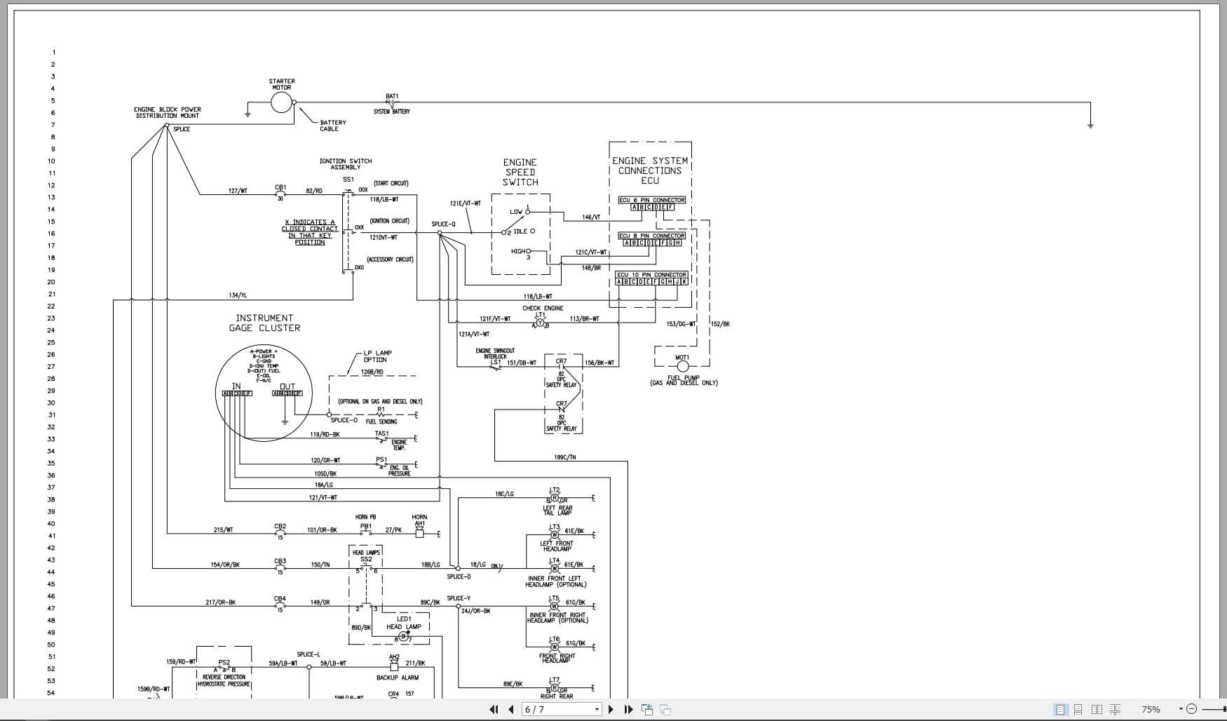 PowerBoss Sweeper Scrubber 5550 Owners Parts Manual Wiring Diagram