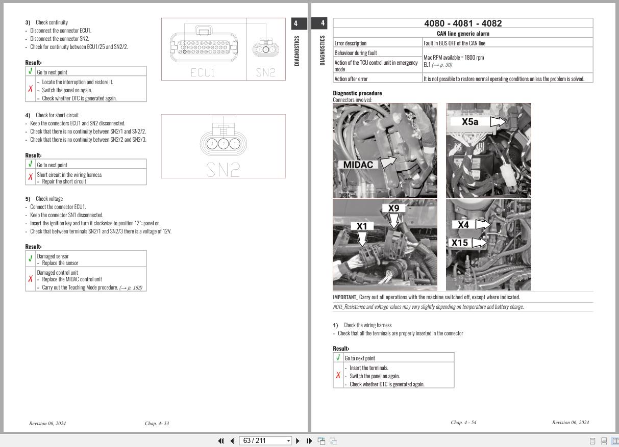 Antonio Carraro Tractor Ergit R TTR10900 TTR8900 Diagnostic Workshop ...