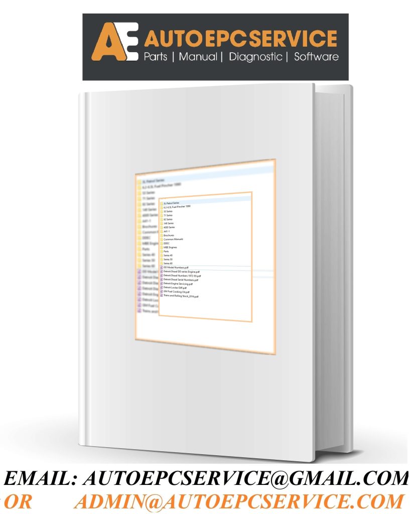 Detroit Engine Technical Parts Manual PDF 1.6GB