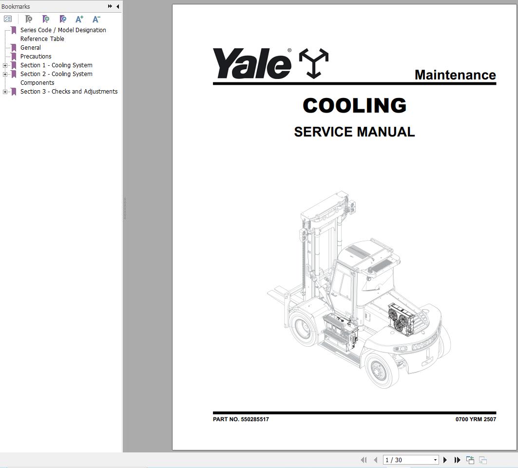 Yale ERP10EF ERP12EF ERP13EF ERP16EF ERP16EF-12 ERP18EF-9 (A994 ...