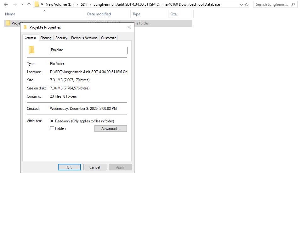 Jungheinrich Judit SDT 4.34.00.51 ISM Online 40160 Download Tool Database