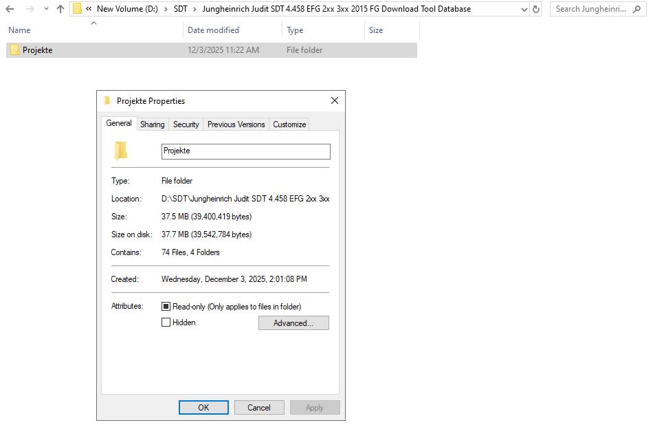 Jungheinrich Judit SDT 4.458 EFG 2xx 3xx 2015 FG Download Tool Database