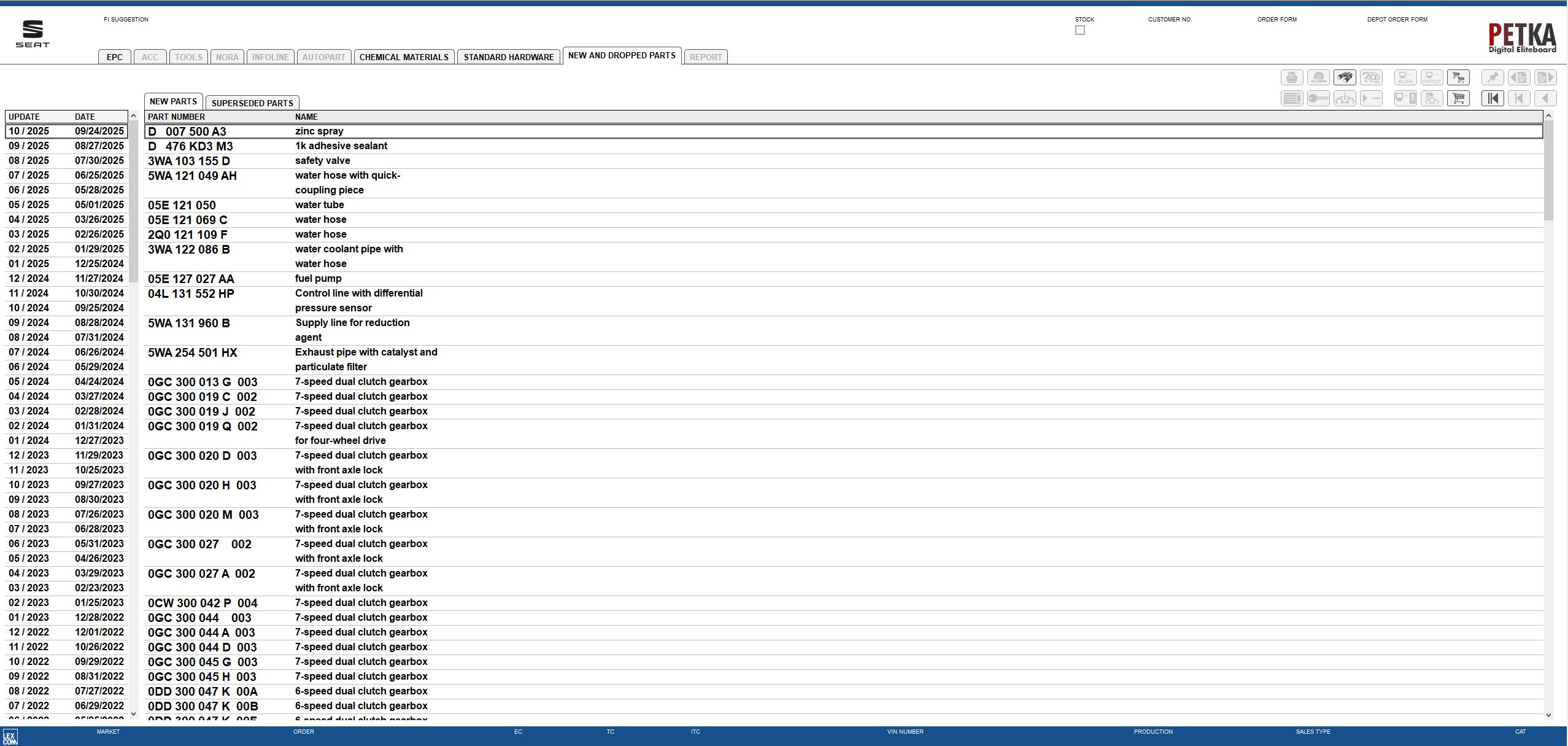 VMware Seat EPC 8.3 12.2025 1159 Spare Parts Catalog How To Install ...