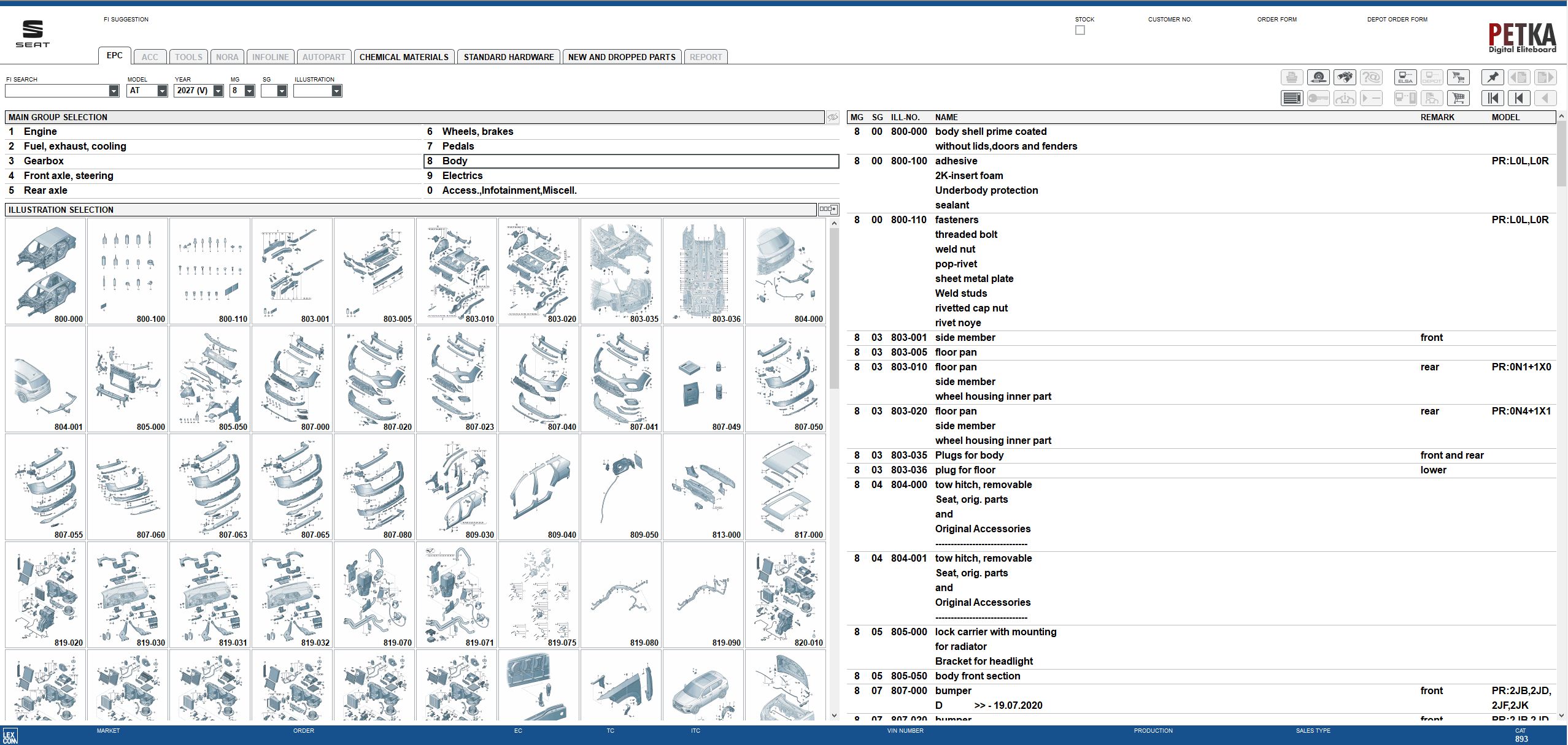 VMware Seat EPC 8.3 12.2025 1159 Spare Parts Catalog How To Install ...