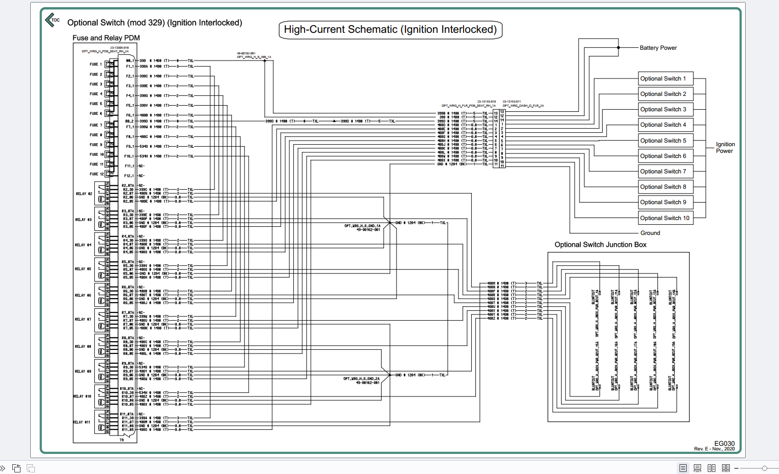 Freightliner Trucks Service Wiring Diagrams PDF 2.09GB
