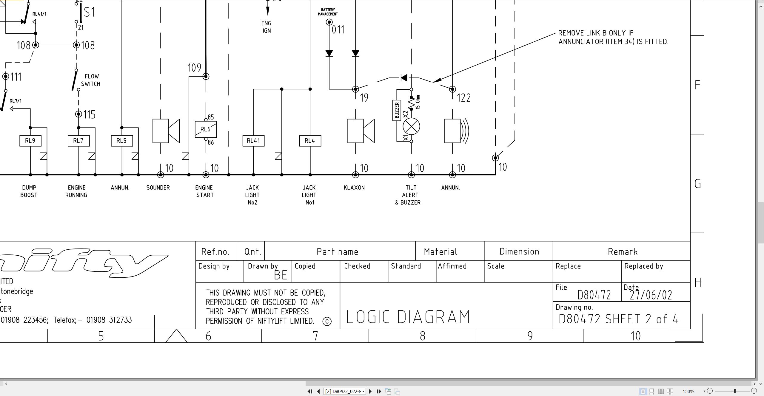 NIFTYLIFT Towable Boom Lifts TM50 52772 Operating Service Parts Manual ...